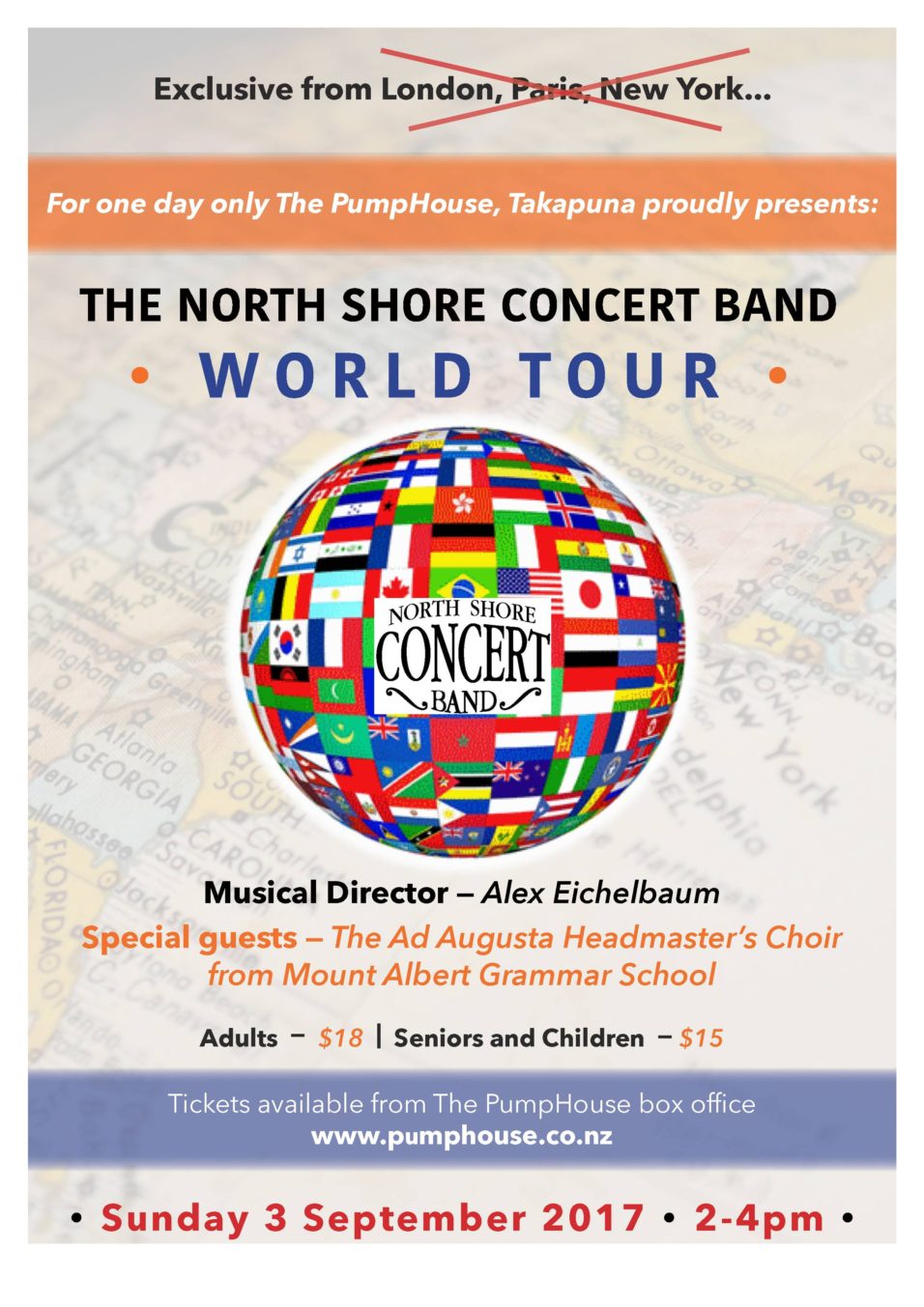 The North Shore Concert Band World Tour - The PumpHouse Theatre