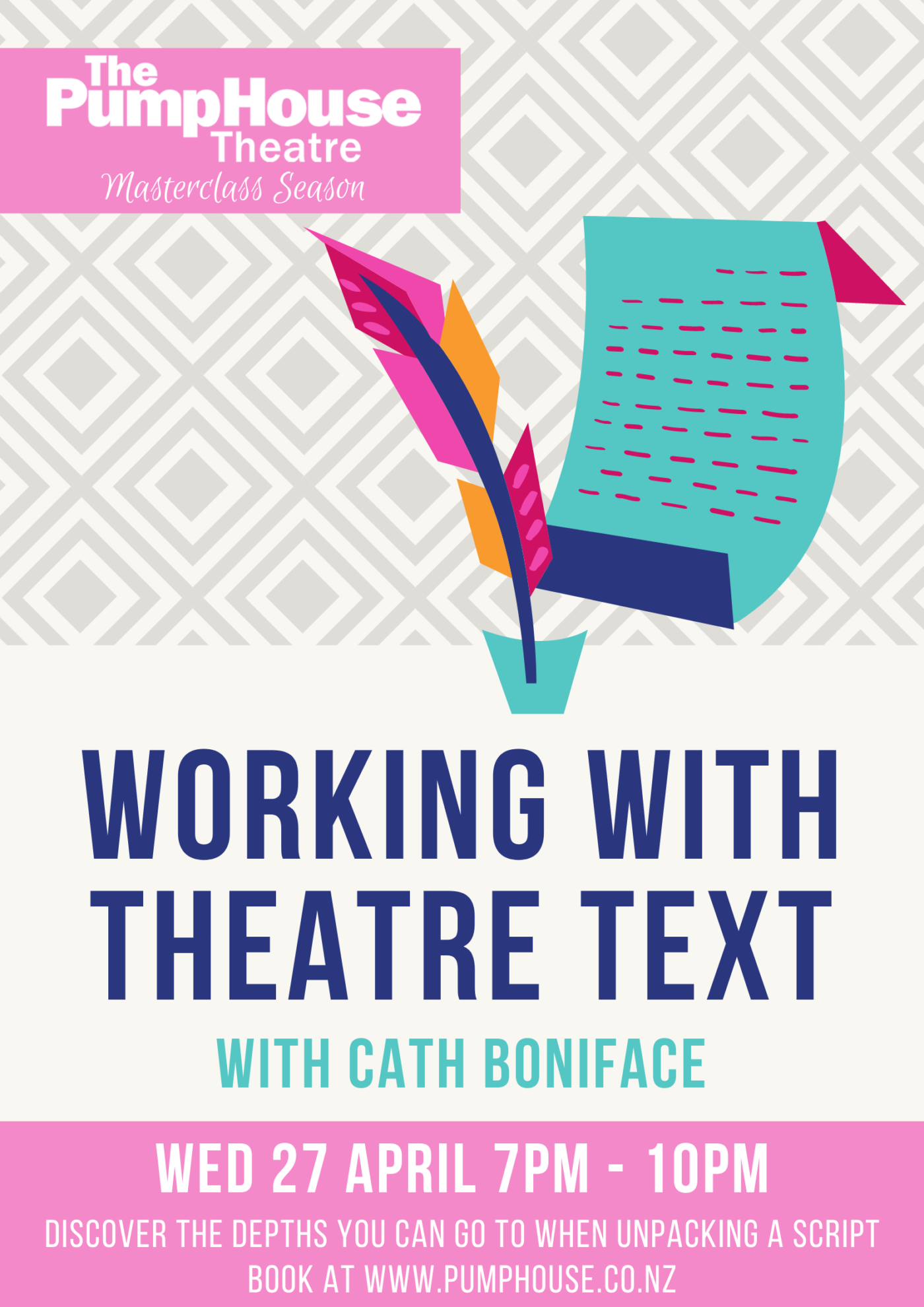 Working with Theatre Text - The PumpHouse Theatre