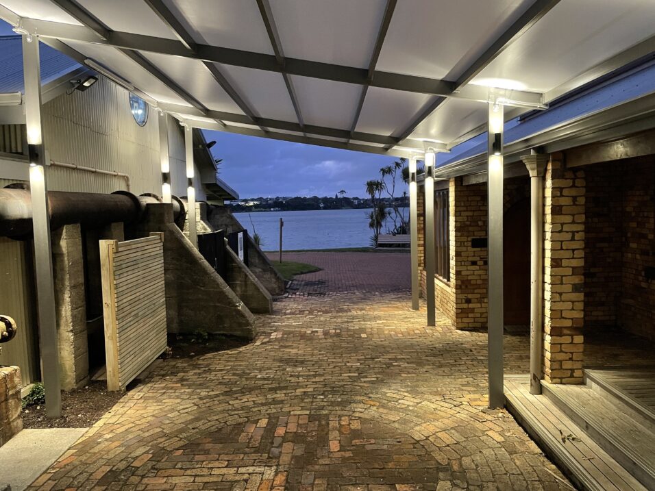 Our New Courtyard Canopy! - The PumpHouse Theatre